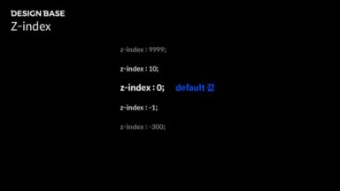 #13 CSS z-index로 앞뒤로 보내기(feat. parallax 효과) - 웹 코딩 강좌 | 디자인베이스