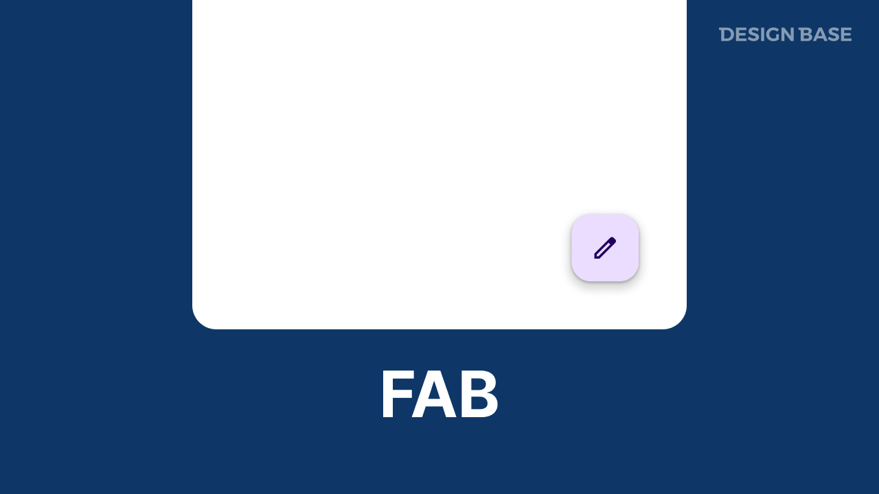 FAB(Floating Action Button) | 디자인베이스