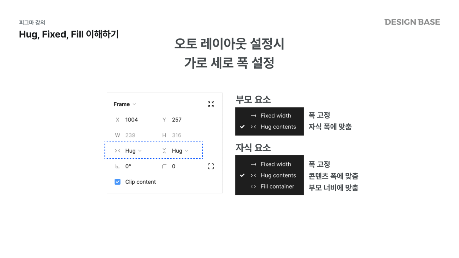 피그마 Auto Layout 사용법 – 피그마 강좌 2-2 | 디자인베이스